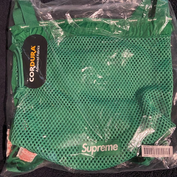 Supreme | Bags | Nwt Supreme Mesh Small Backpack Green Ss23 | Poshmark